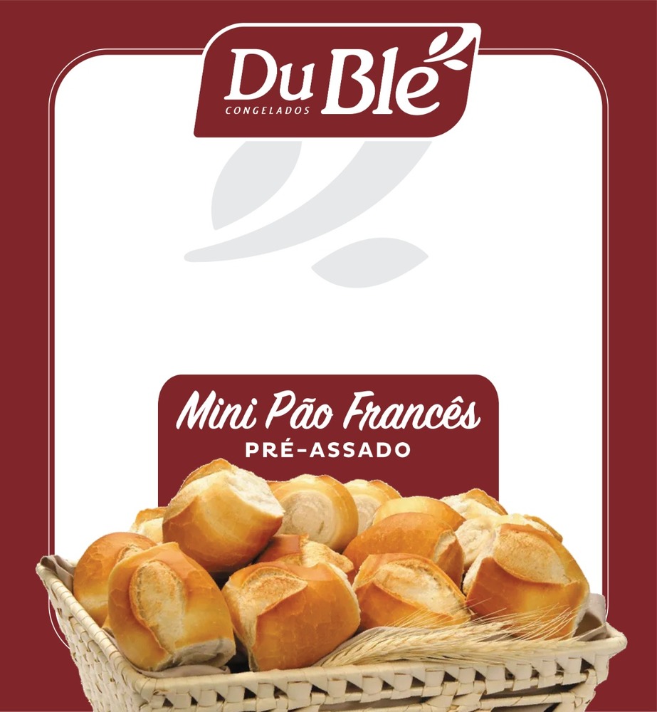 MINI PÃO FRANCES PRÉ-ASSADO DUBLÉ 180G | Padaria Gran Vitória